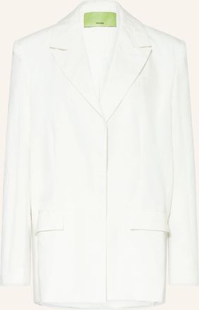 Gauge81 Blazer Nazara Mit Leinen weiss