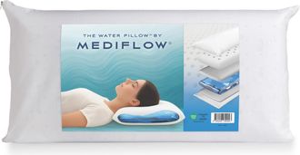 Mediflow Wasserkissen mit Memory-Schaumstoff, neu erfunden mit Wasserbasis-Technologie - Lindert klinisch erwiesen Nackenschmerzen und verbessert die Schlafqua