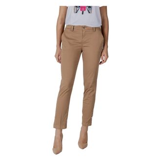 Liu Jo Femme, Pantalons, Beige, Taille: W32 Pantalon Beige &agrave; Fermeture &Eacute;clair et Poches