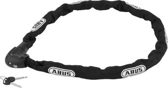 ABUS Kettenschloss Steel-O-Chain 9809K - Fahrradschloss mit XPlus Zylinder zum Schutz vor Manipulation - ABUS-Sicherheitslevel 12 - 9 mm stark - 140 cm lan