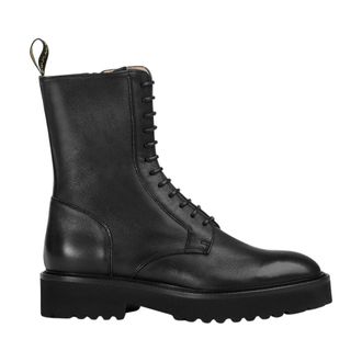 Doucal's Leder Combat Boot - - Shoes - Damen - Schwarzk - 39 EU
