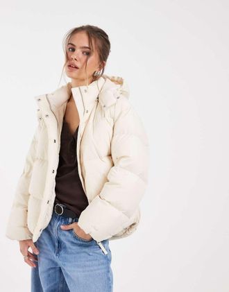 Levi's Tate - Bauschige Steppjacke in Wei&szlig;