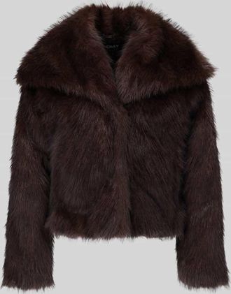Only Relaxed Fit Webpelzjacke mit Umlegekragen Modell DAWN