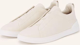 Ermenegildo Zegna Zegna Slip-On-Sneaker Triple Stitch weiss