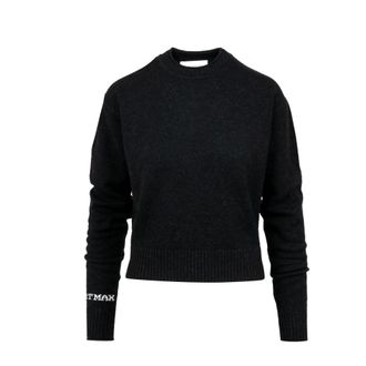 Sportmax Femme, Pulls, Noir, Taille: 42 FR Pulls &agrave; col rond