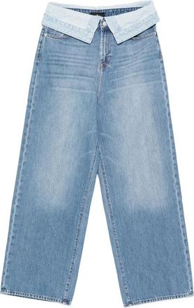 7 For All Mankind Femme, Jeans, Bleu, Taille: W27 Wide Leg Jeans