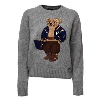 Polo Ralph Lauren Rundhals-Strickpullover - - Knitwear - Damen - Grau - L