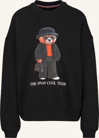 19V69 19V69 Italia Sweatshirt Willow Teddy schwarz