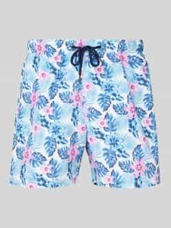 Mc Neal Relaxed Fit Badeshorts mit Logo-Stitching