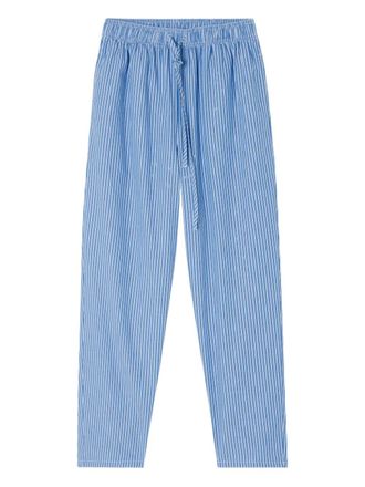 American Vintage Gestreifte Zatybay Hose mit Kordelzug - Blau