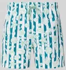 Jack & Jones Badehose im Allover-Look Modell MAUI VIBES NOVELTY