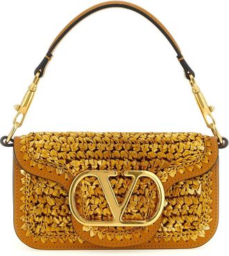 Valentino Garavani Femme, Sacs, Jaune, Taille: ONE Size Small Loc&ograve; Shoulder Bag