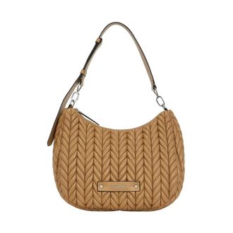 Karl Lagerfeld Sac port&eacute; &eacute;paule K/Weave matelass&eacute; - Femme - Sacs - Brun - Taille: ONE Size