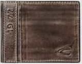 Camel Active Portemonnaie aus Leder im Retro-Look