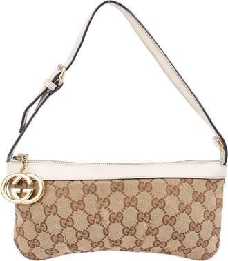 Gucci Crossbody Bags - Gucci GG Monogram Handbag - Gr. unisize - in Braun - f&uuml;r Damen