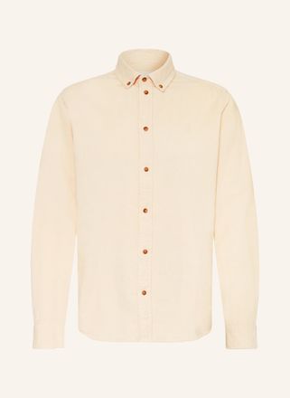 Les Deux Cordhemd Konrad Regular Fit weiss