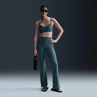 Nike Legging &eacute;vas&eacute; taille haute Nike Zenvy pour femme - Bleu