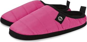 Lakeland Footwear Chaussons de camping ultra-chaud en duvet synth&eacute;tique pour femmes avec semelle int&eacute;rieure en mousse &agrave; m&eacute;moire de forme et doublure en micropolaire, ro