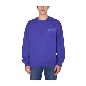 Moschino SweaT-shirts - Homme - Sweatshirts et sweats &agrave; capuche - Bleu - Taille: S