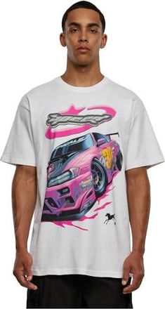 Mister Tee Speed Heavy Oversize Tee T-Shirt, White, XXXXL Homme