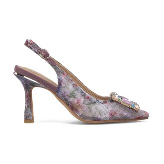 Alma En Pena Alma EN Pena, Femme, Chaussures, Multicolore, Taille: 39 EU Escarpin Slingback &agrave; Boucle en Strass