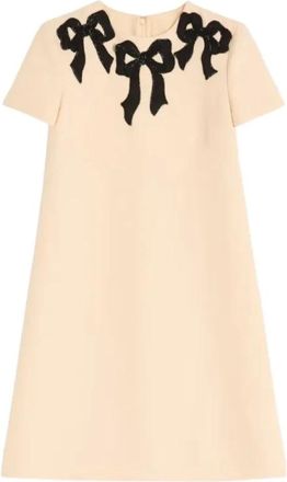 Valentino Garavani Femme, Robes, Beige, Taille: 42 FR Short Dress