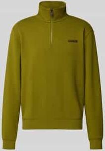 Napapijri Relaxed Fit Sweatshirt aus elastischem Baumwoll-Mix