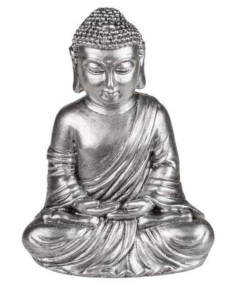 Out of the Blue Deko-Objekt/Zen-Buddha-Statue/Material: Polyresin/Ma&szlig;e: 15 x 10 cm