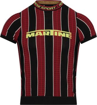 Martine Rose Homme, Sport, Multicolore, Taille: XS Logo Tight T-Shirt