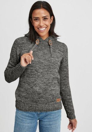 Oxmo Strickpullover OXPhilla Strickpulli mit Kapuze