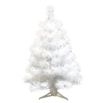 Aboofan K&uuml;nstlicher Weihnachtsbaum 60cm Wei&szlig; Kleiner mit Kunststoffst&auml;nder Klappbare Zweige Tisch Weihnachtsbaum f&uuml;r Innen und Au&szlig;en Weihnachtsdeko Schreibtis