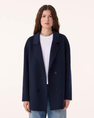 Kujten Veste double boutonnage crois&eacute; cachemire femme - Veste Kakuet