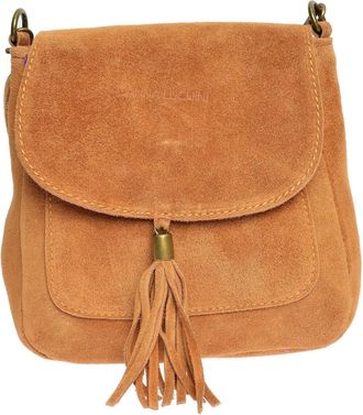 Anna Luchini Braun Rindsledertasche