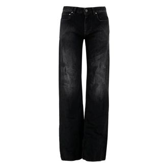 Balenciaga Wide Leg Pants - - Jeans - Damen - Schwarzk - W26