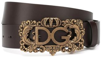 Dolce & Gabbana G&uuml;rtel - Belt Black - Gr. 110 - in Schwarz - f&uuml;r Damen