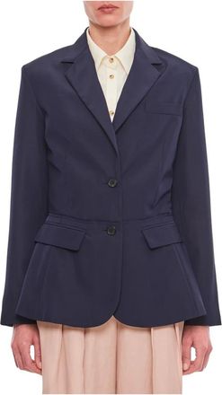 J.W.Anderson Femme, Vestes, Bleu, Taille: 36 FR Viscose Blazer