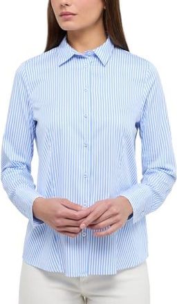 Eterna Femme Chemisier Regular FIT 1/1 Bleu 50_D_1/1