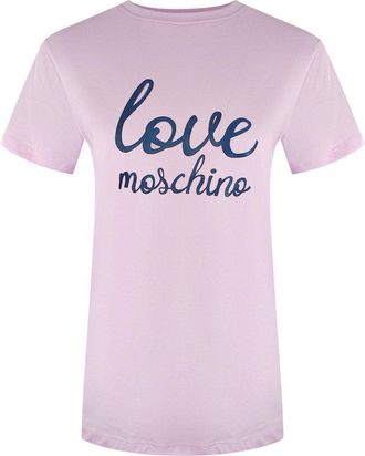 Love Moschino T-Shirt f&uuml;r Damen, Baumwolle (Pink)