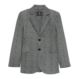 Ermanno Scervino Femme, Vestes, Gris, Taille: 36 FR Blazers