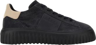 Hogan H-Streifen Schn&uuml;rsneaker mit Band - - Shoes - Herren - Blau - 42 1/2 EU