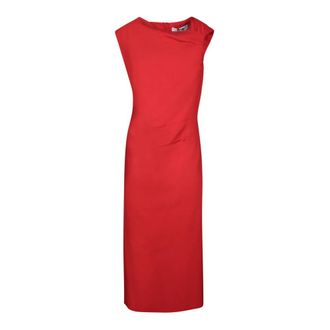 Msgm Rotes Kleid f&uuml;r Frauen Eleganter Stil - - Dresses - Damen - Rot - L