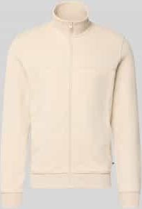 s.Oliver Red Label Regular Fit Sweatjacke aus Baumwoll-Mix