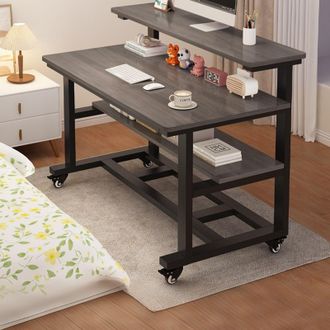 Generic Schreibtisch for Studenten Gaming Tisch Schreibtisch for Home Office, Arbeit & Gaming Mobiler Computertisch Schreibtisch for Schlafzimmer(B2,47.2 L x 