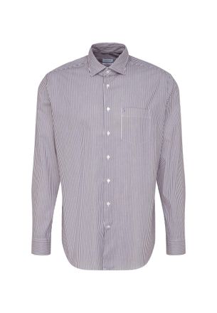 Seidensticker Herren Business Hemd, Marine, 41