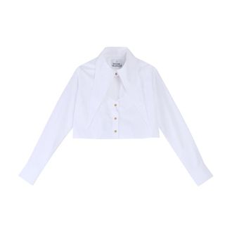 Vivienne Westwood Cut Off Heart Shirt - - Blouses & Shirts - Damen - Wei&szlig; - M