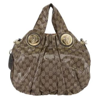 Gucci Pre-owned Canvas Handtasche - - Pre-owned - Damen - Braun - ONE SIZE