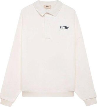 Autry Homme, Sweatshirts et sweats &agrave; capuche, Blanc, Taille: M T-shirt Blanc