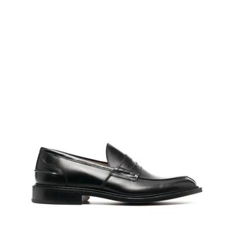 Trickers Homme, Chaussures, Noir, Taille: 41 1/2 EU Mocassin Classique en Cuir