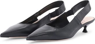 AGL Low-Top Sneaker - Pumps Lenor aus Leder - Gr. 36 (EU) - in Schwarz - f&uuml;r Damen