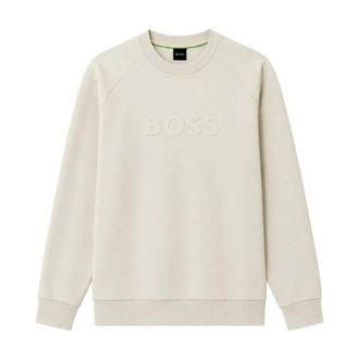 HUGO BOSS Homme, Sweatshirts et sweats &agrave; capuche, Beige, Taille: 2XL Salbo SweaT-shirt